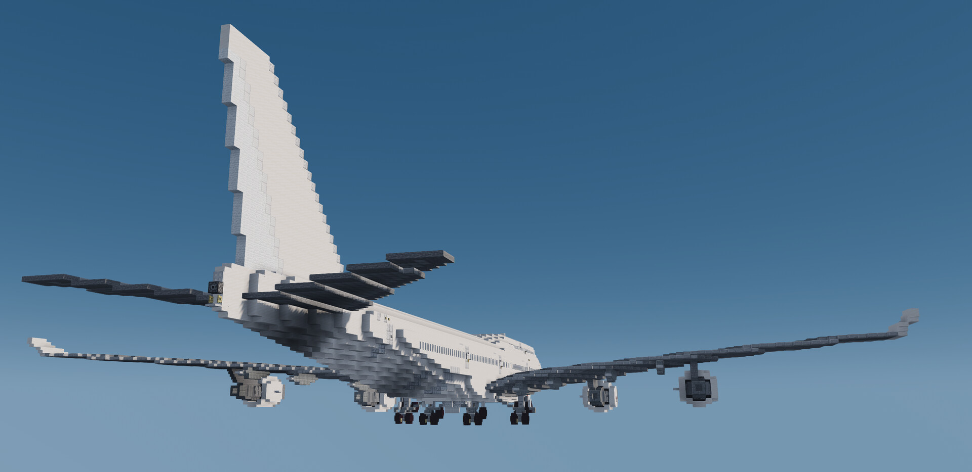 Boeing 747-400 Minecraft Map