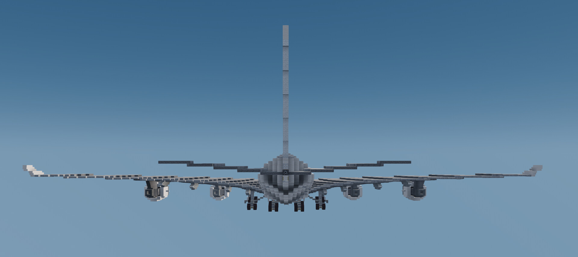 Boeing 747-400 Minecraft Map