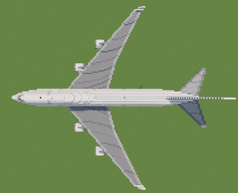 Boeing 747-400 Minecraft Map