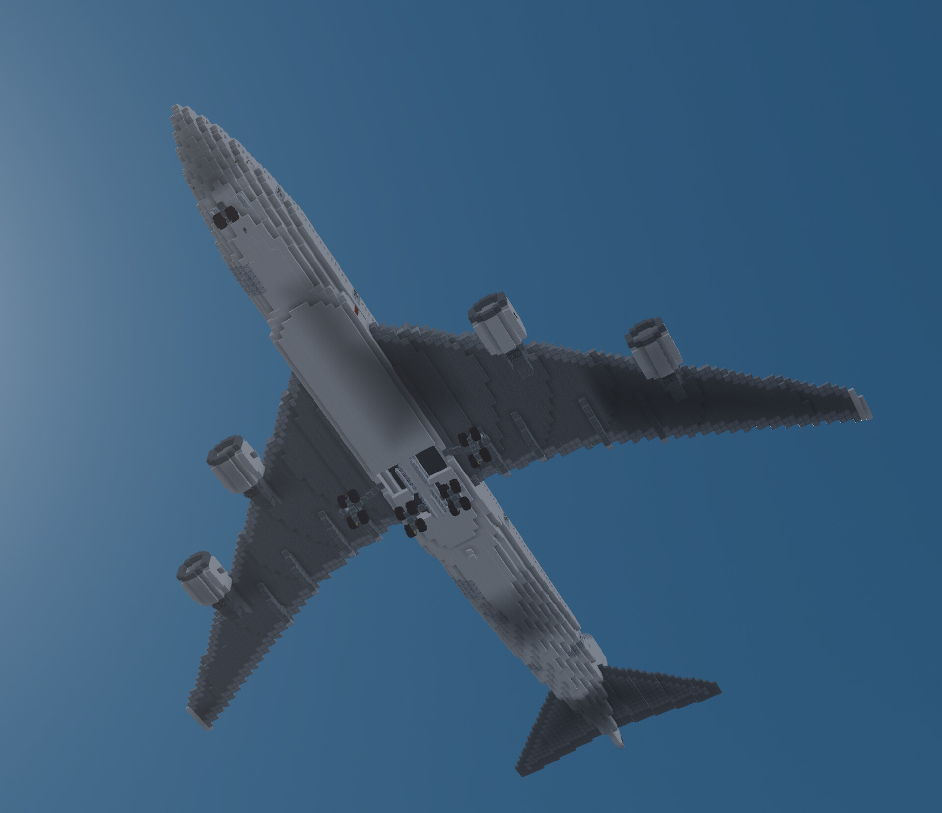 Boeing 747-400 Minecraft Map