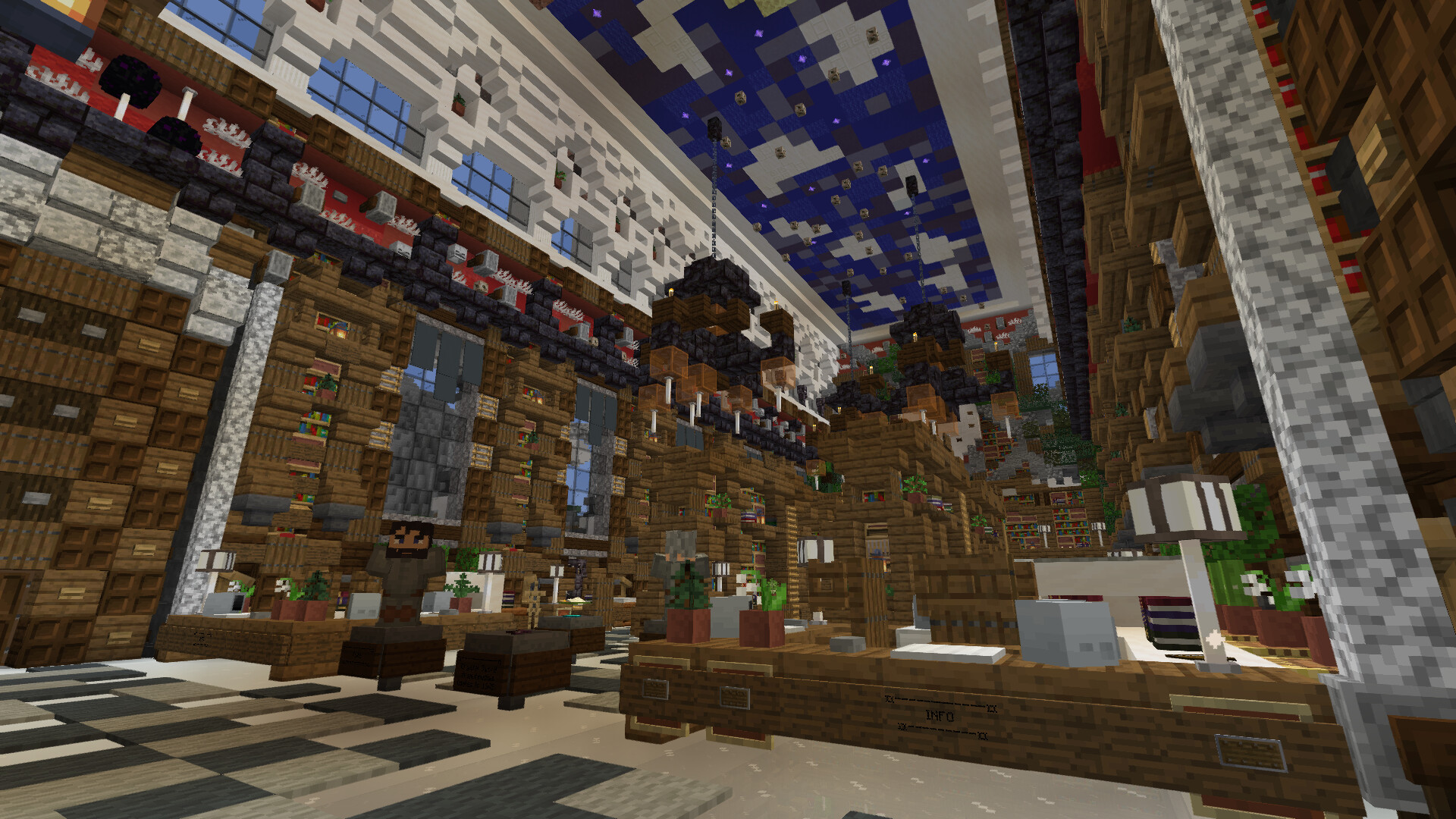 National Library Minecraft Map