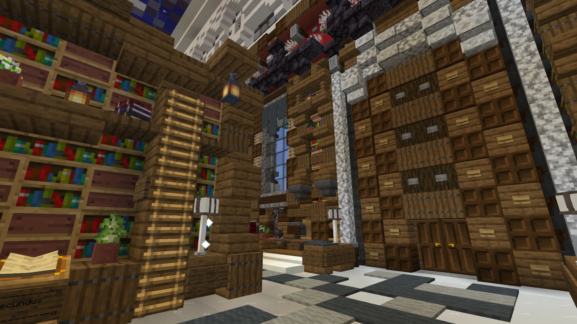 National Library Minecraft Map