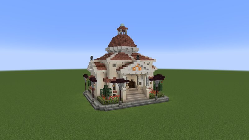Small Palladian Library Minecraft Map