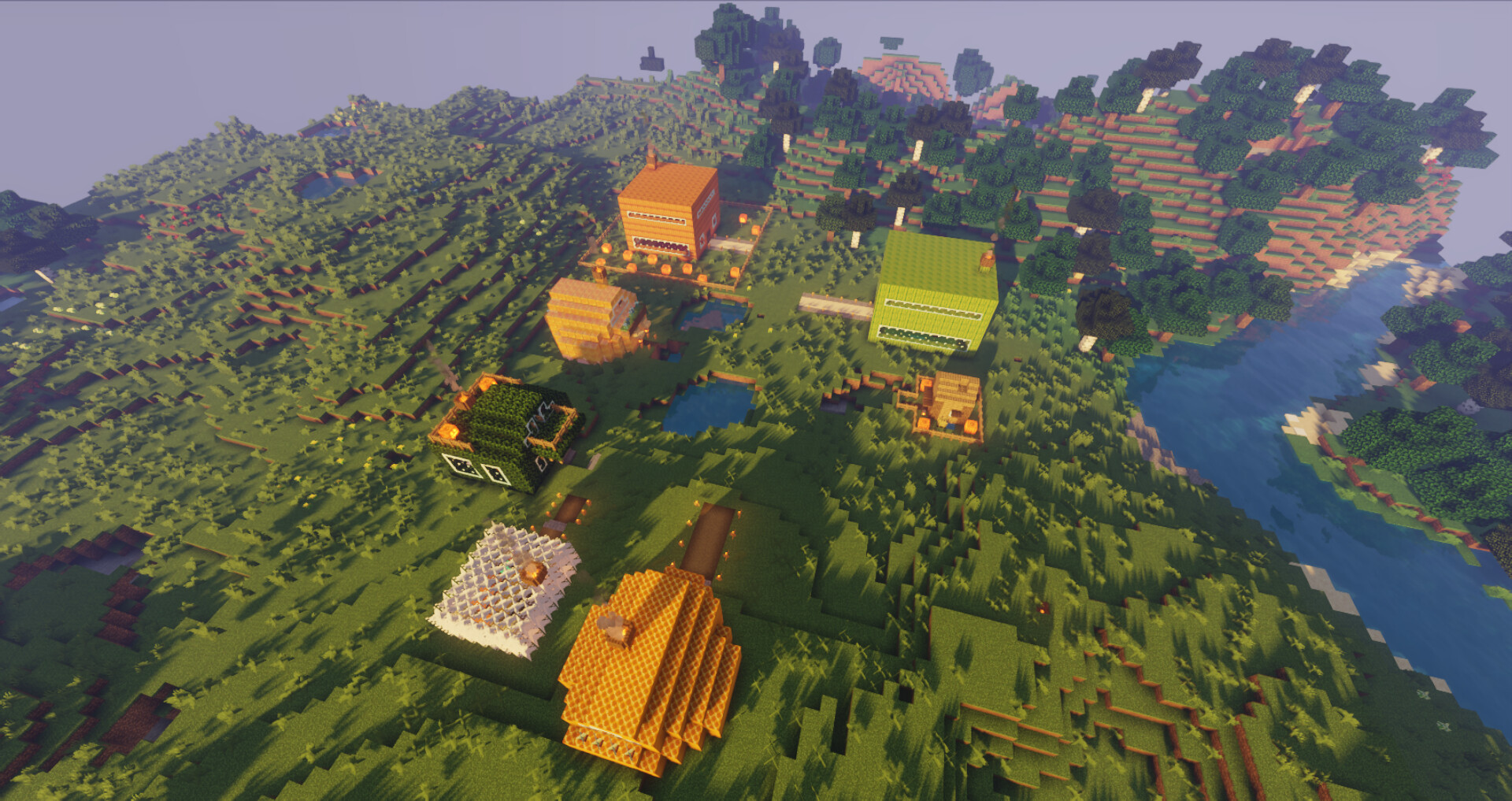 7 niezwykłych domków, 7 amazing houses (JAVA EDITION) Minecraft Map