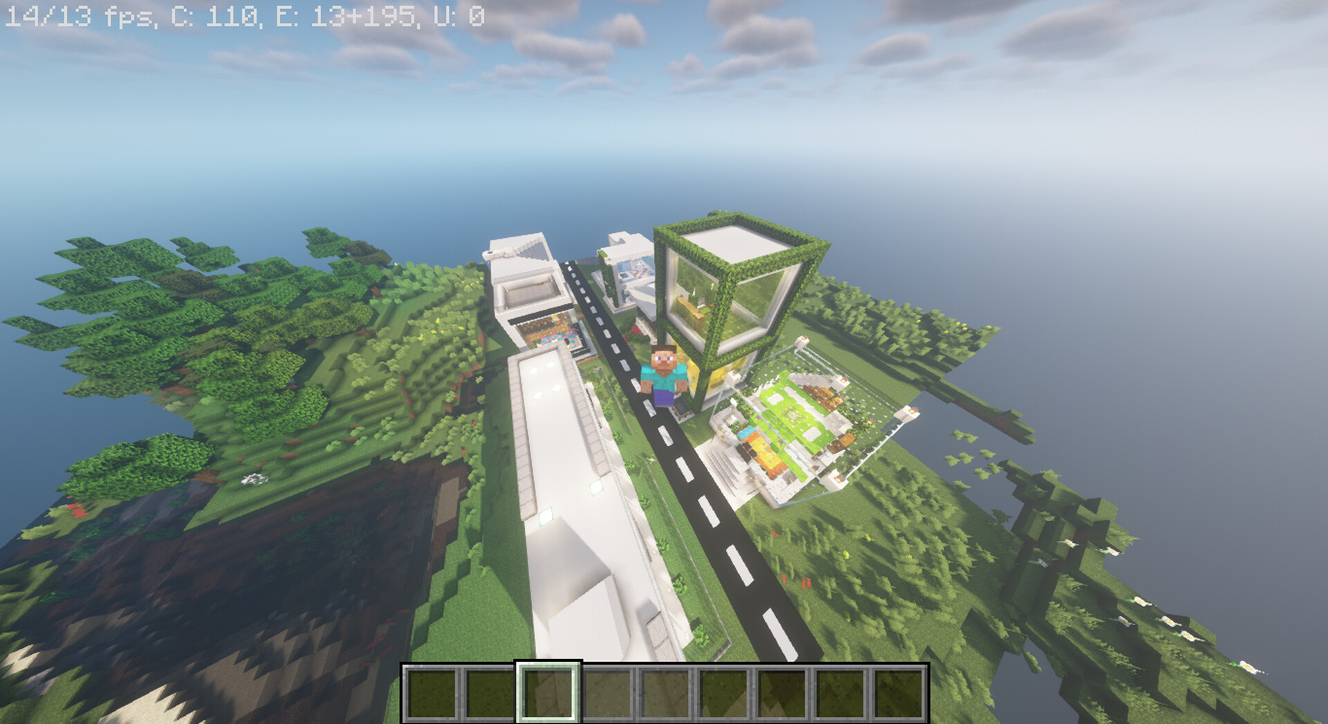 Small Modern Town Minecraft Map