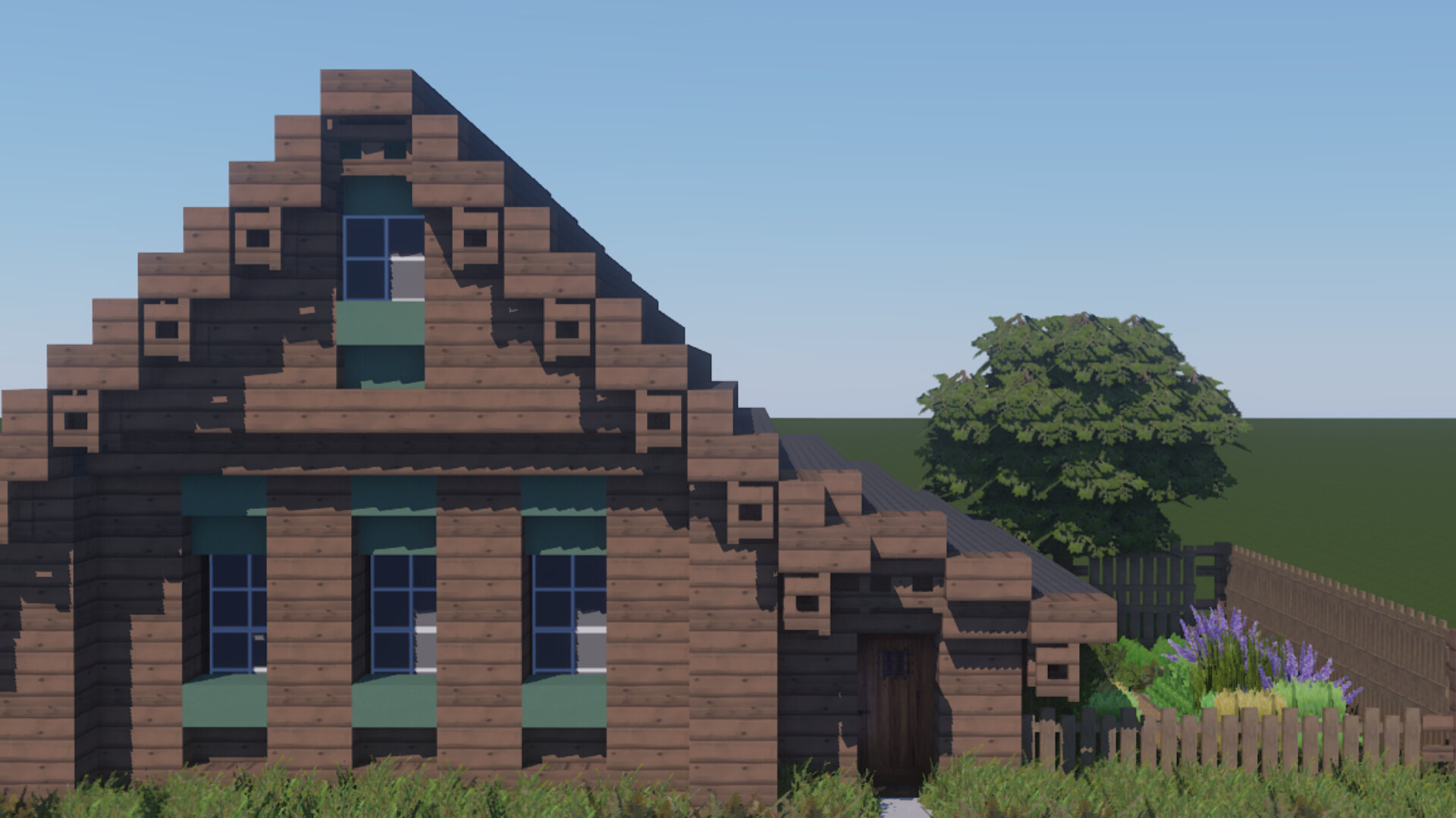 Русская изба. / Russian Shack. Minecraft Map