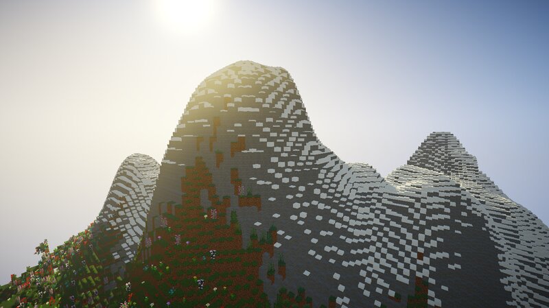 Beautiful Mountains Minecraft Map