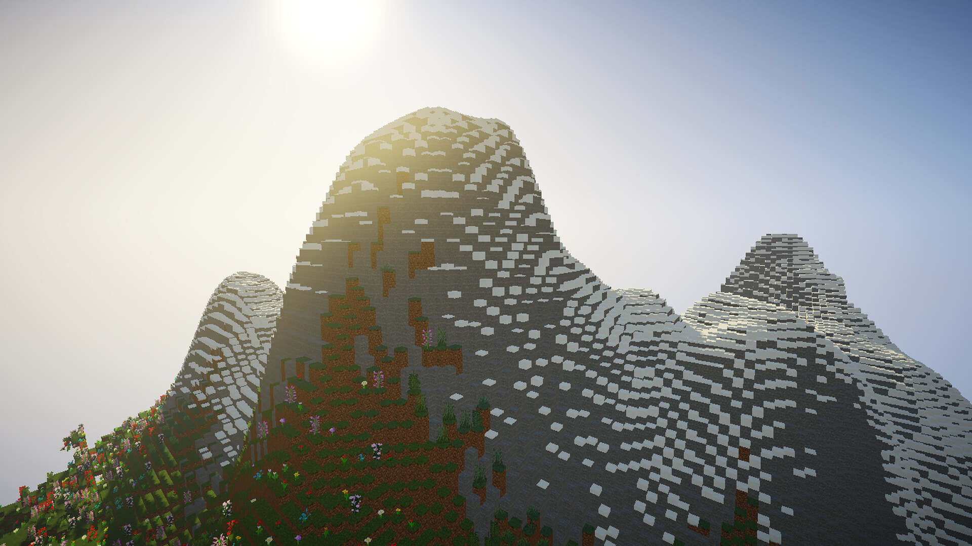 Beautiful Mountains Minecraft Map
