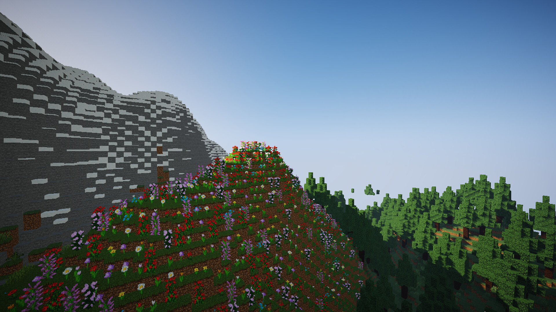 Beautiful Mountains Minecraft Map