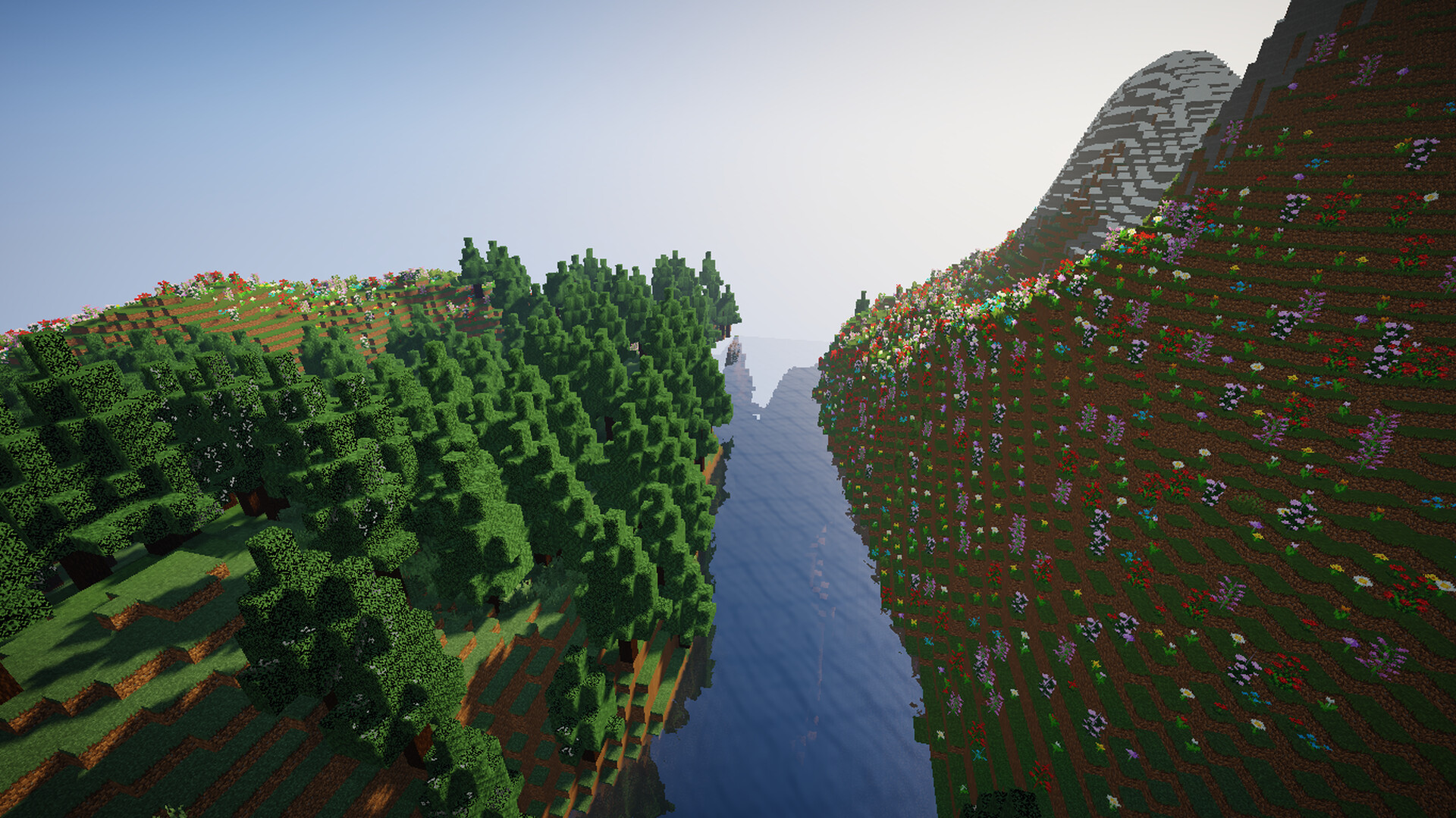 Beautiful Mountains Minecraft Map