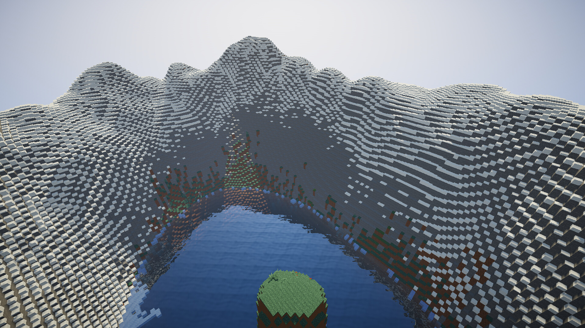 Beautiful Mountains Minecraft Map