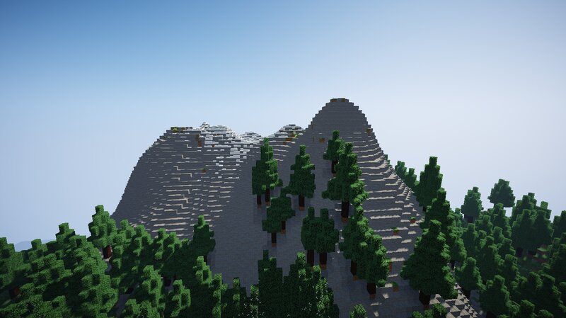 Beautiful Mountains Minecraft Map