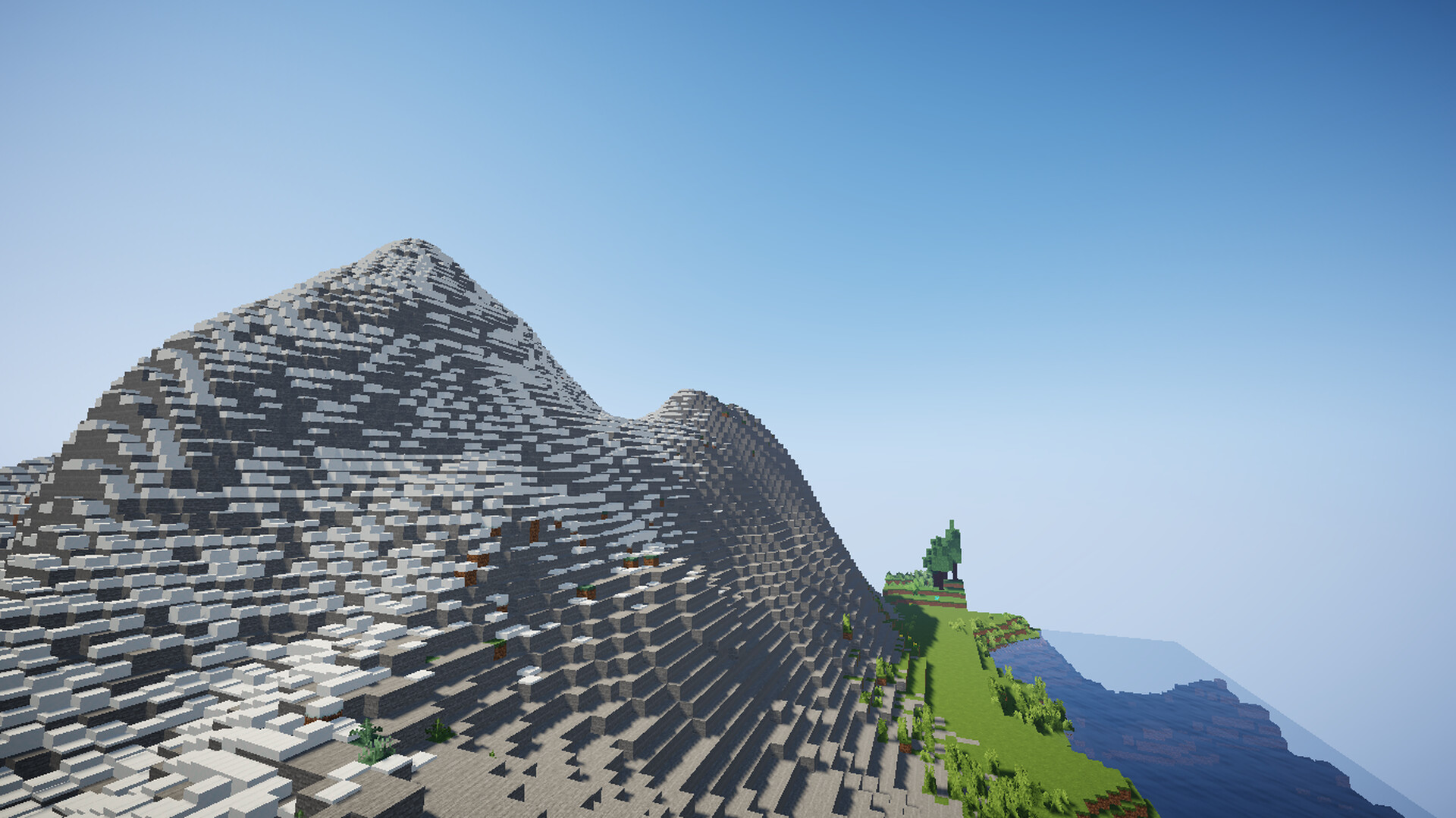 Beautiful Mountains Minecraft Map