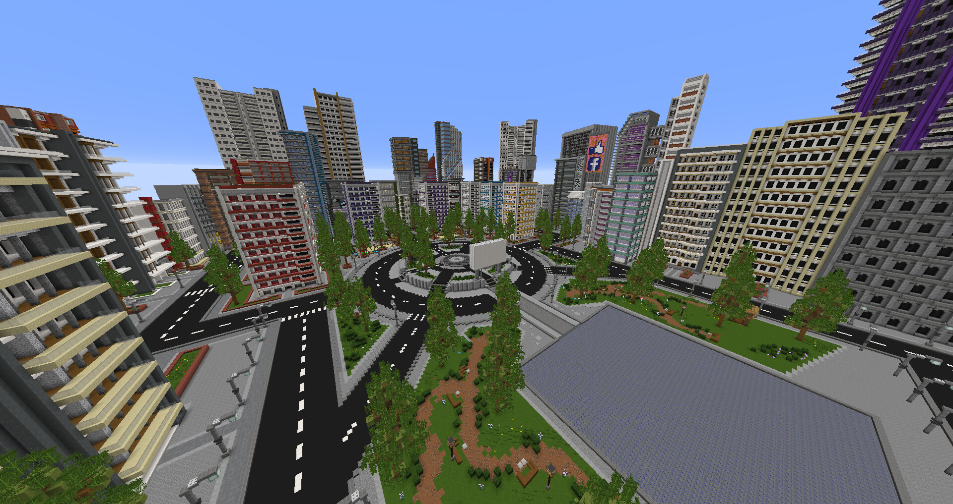 Modern City Spawn Minecraft Map