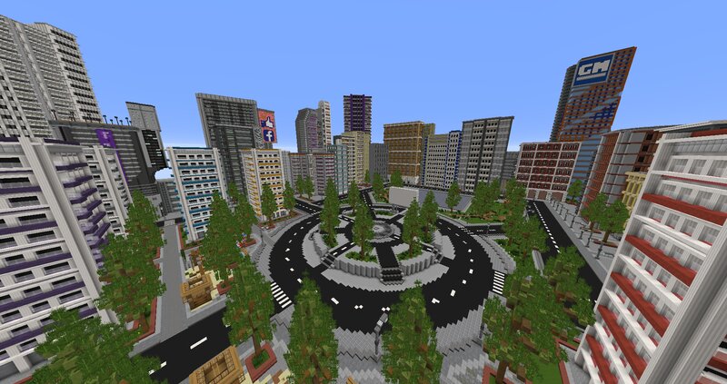 Modern City Spawn Minecraft Map