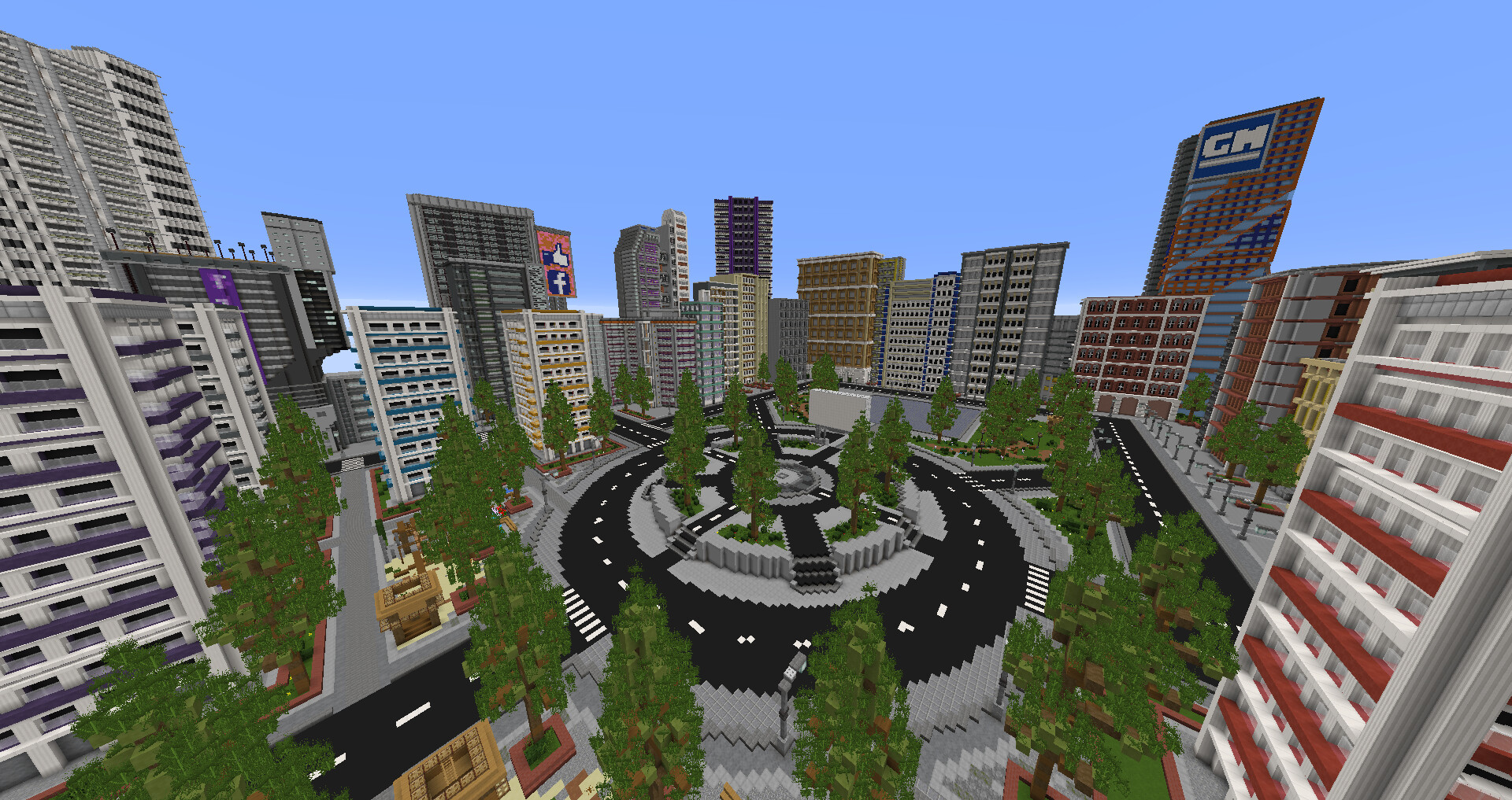 Modern City Spawn Minecraft Map