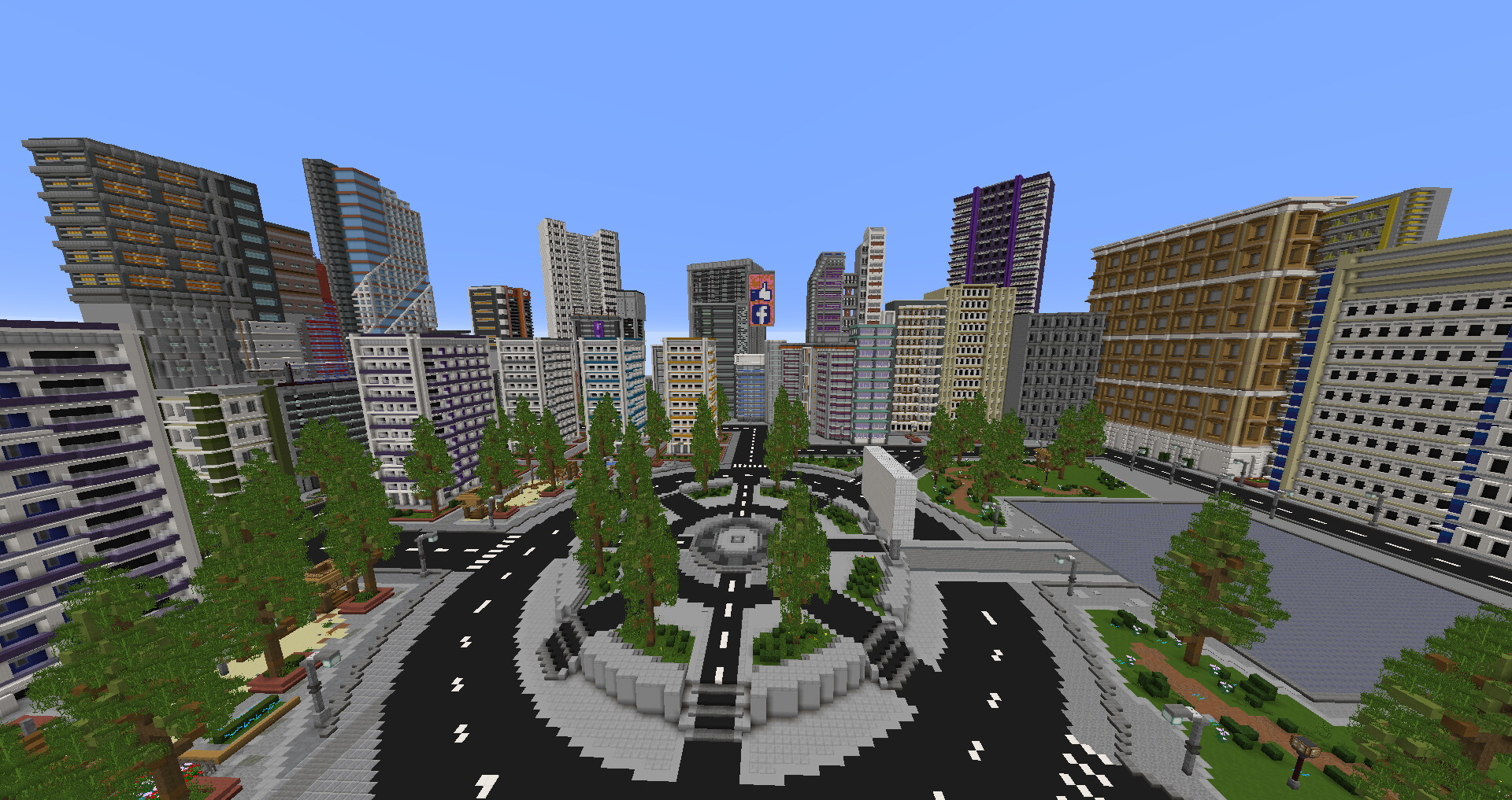 Modern City Spawn Minecraft Map