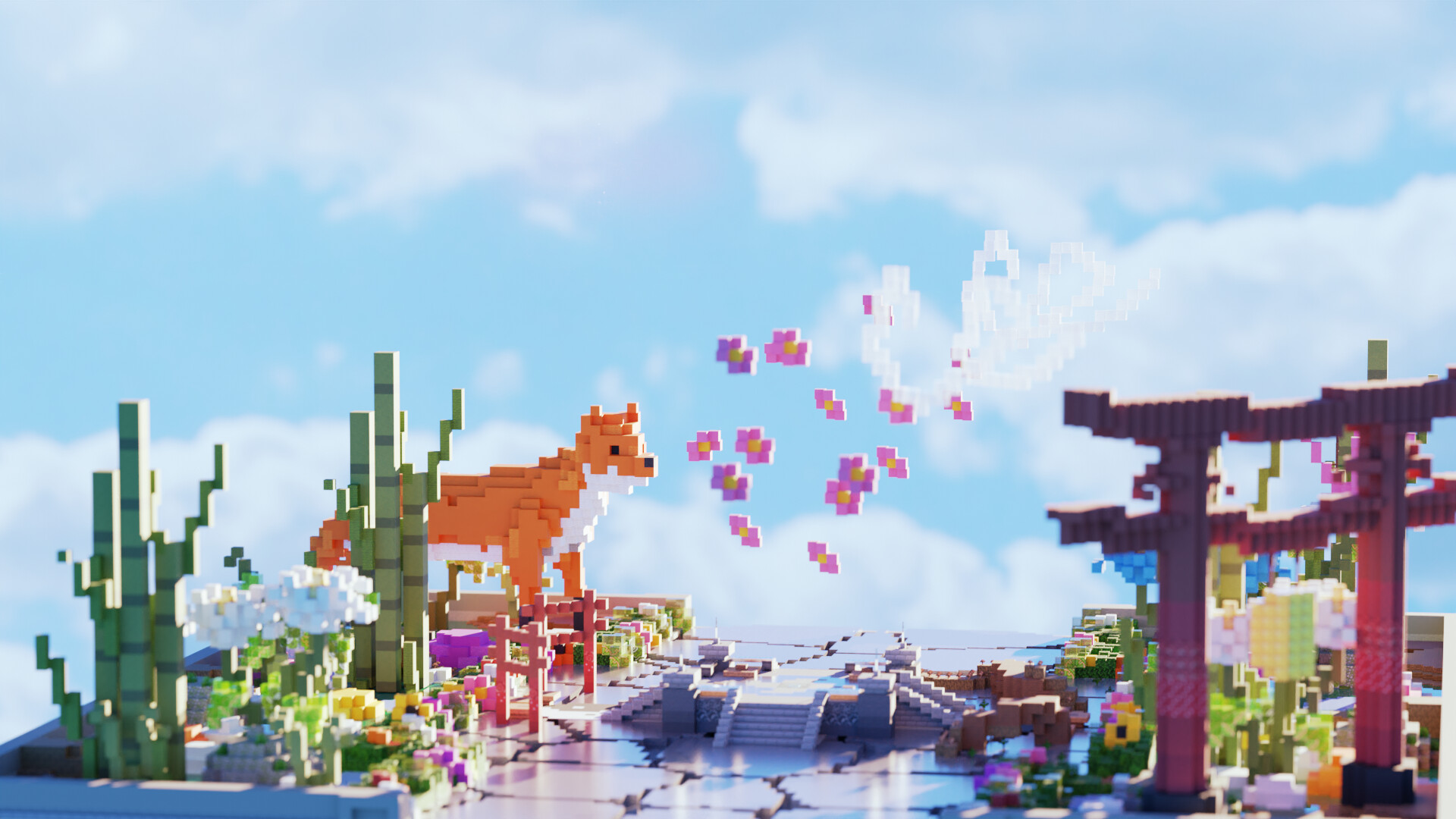 Minecraft | Japan Map | 100x100 Minecraft Map