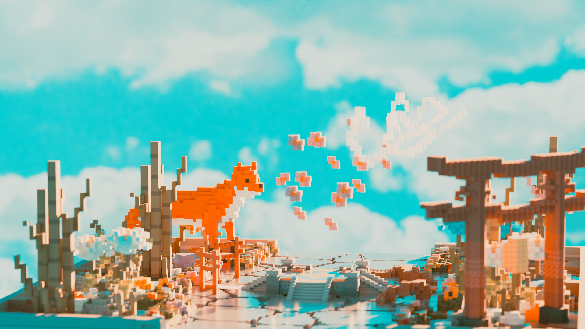 Minecraft | Japan Map | 100x100 Minecraft Map