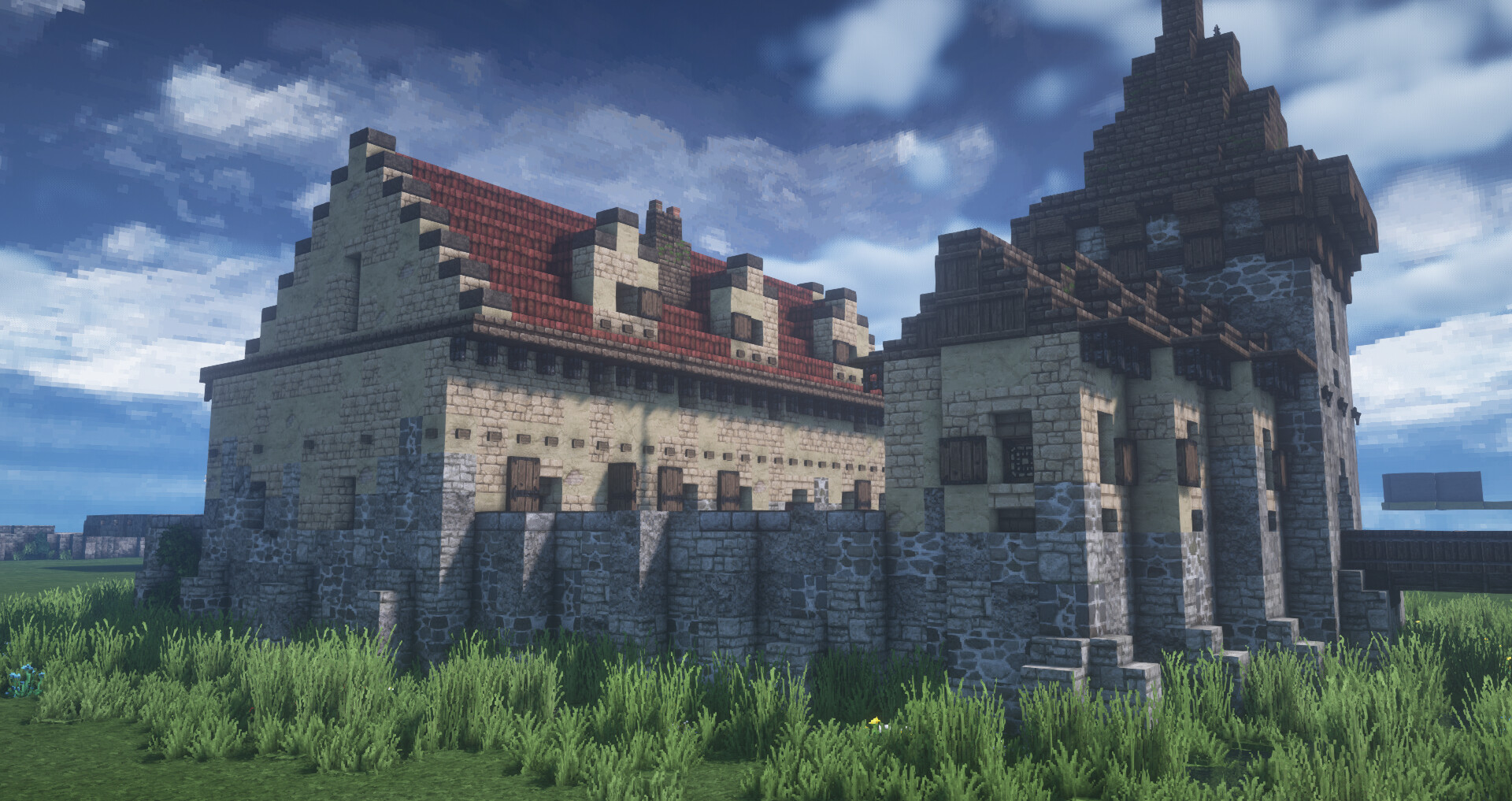 le chateau la grand cour Minecraft Map
