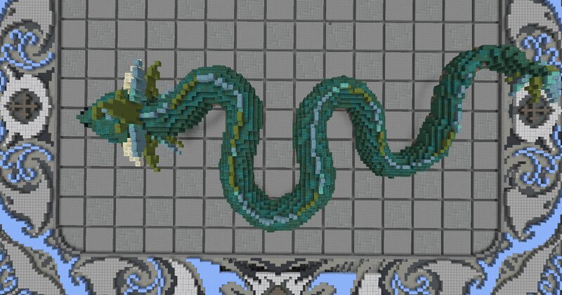 Dragon Snake [DOWNLOADABLE SCHEMATIC] Minecraft Map