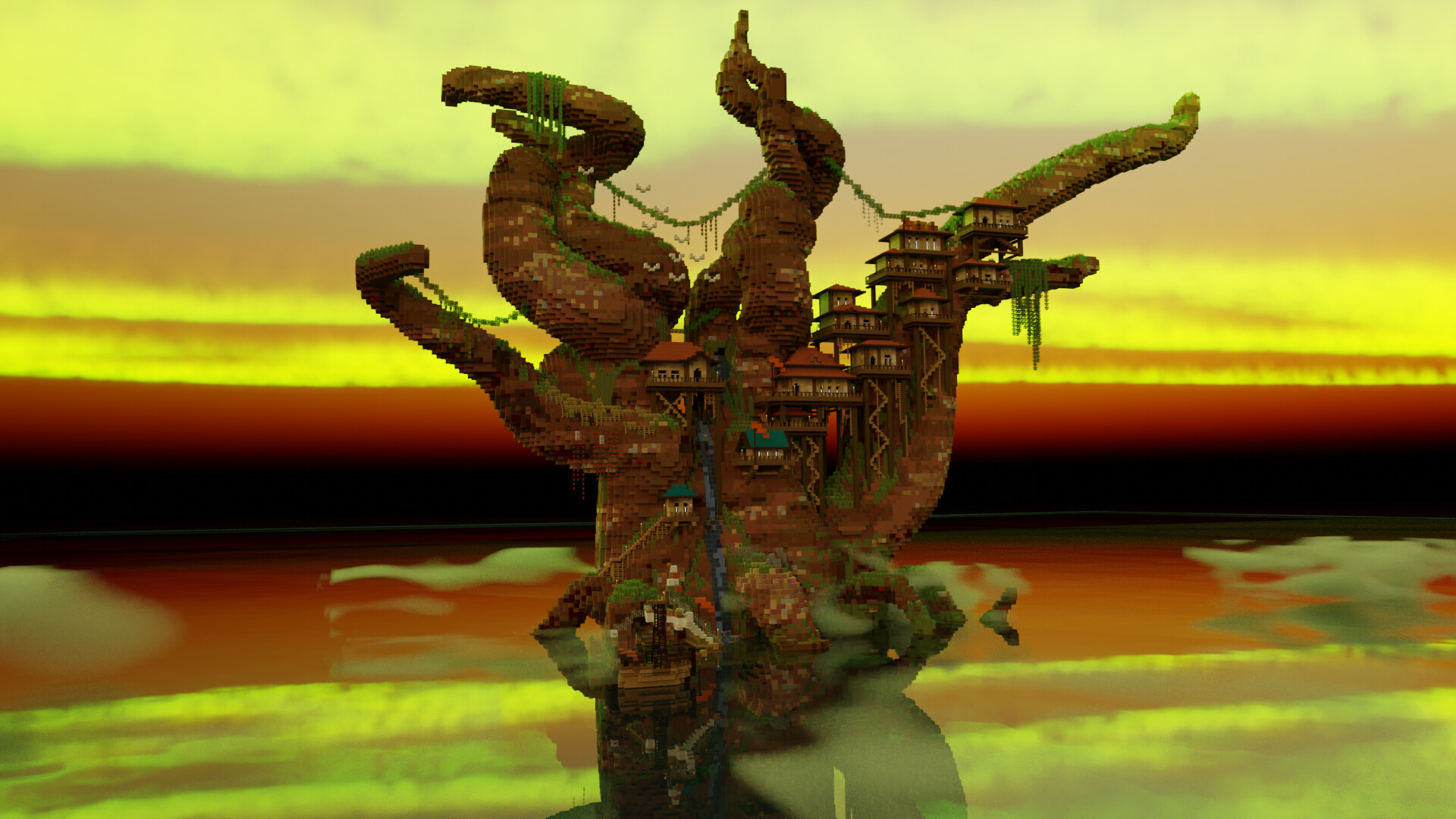 Warm Village Minecraft Map