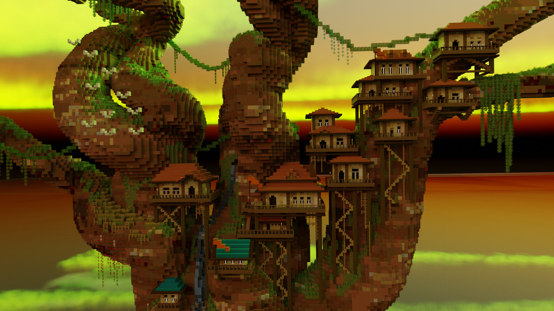 Warm Village Minecraft Map