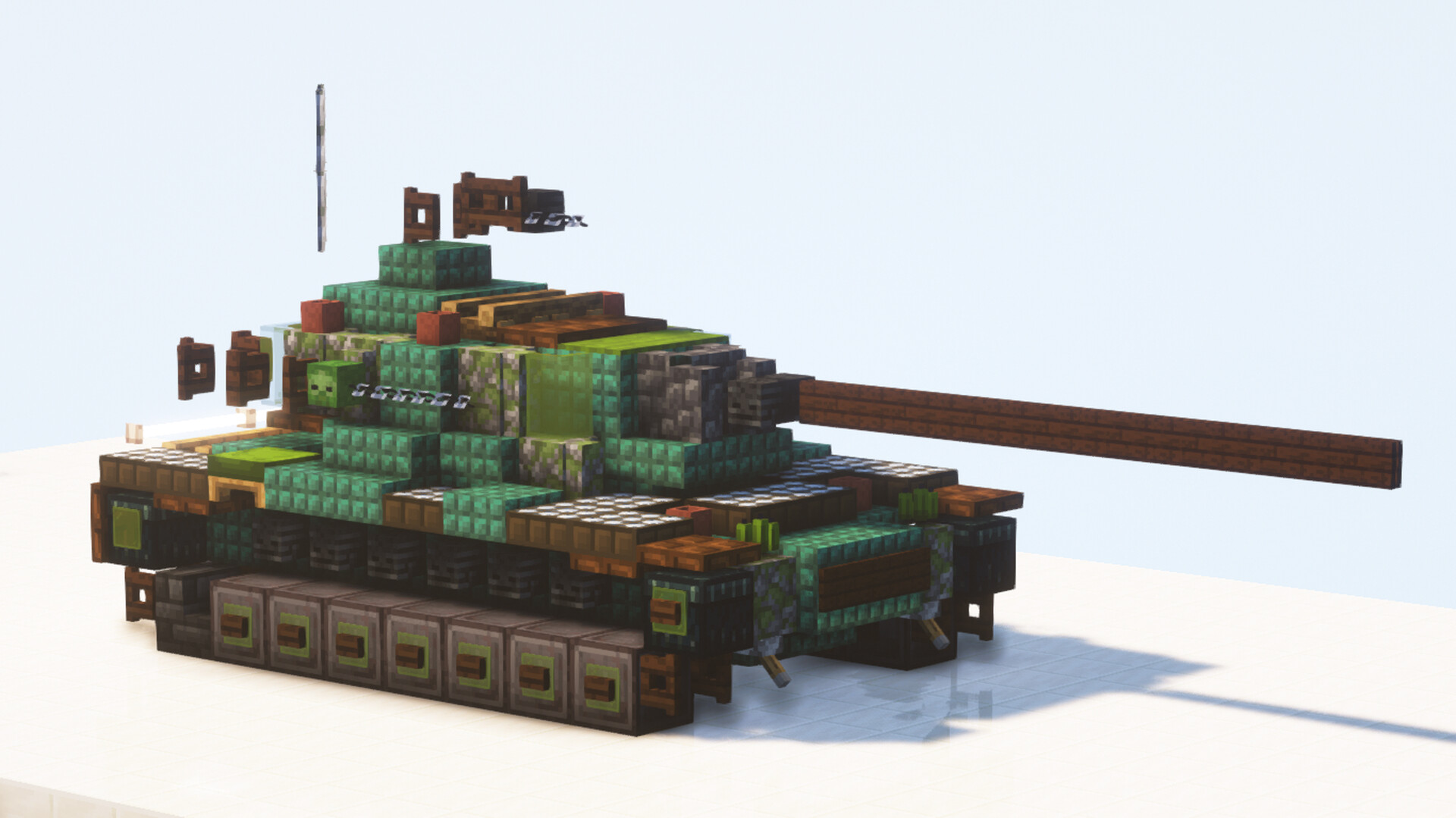 M103 Heavy Tank (v2) - 1.5:1 Scale Minecraft Map