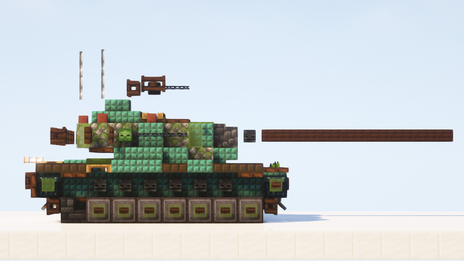 M103 Heavy Tank (v2) - 1.5:1 Scale Minecraft Map