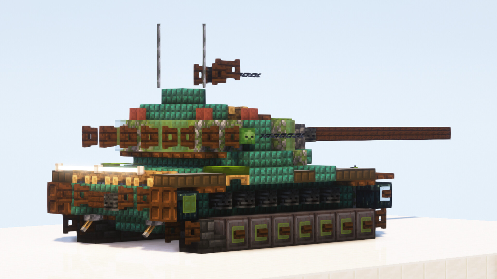M103 Heavy Tank (v2) - 1.5:1 Scale Minecraft Map