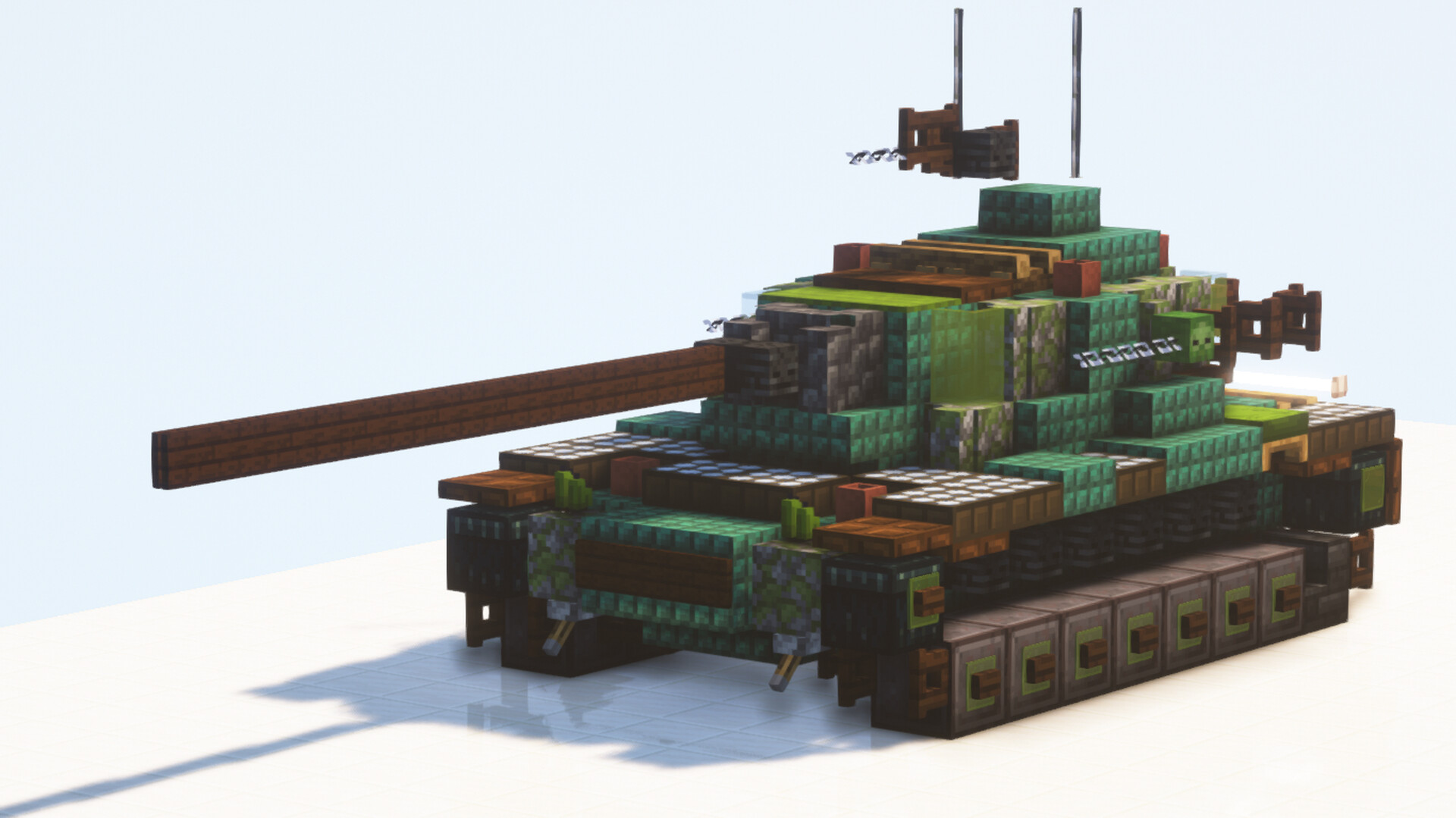 M103 Heavy Tank (v2) - 1.5:1 Scale Minecraft Map