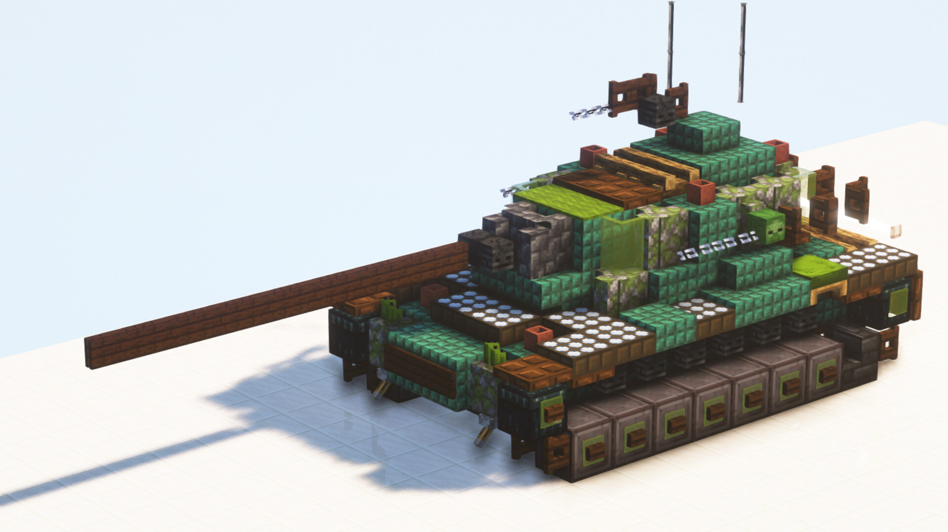 M103 Heavy Tank (v2) - 1.5:1 Scale Minecraft Map