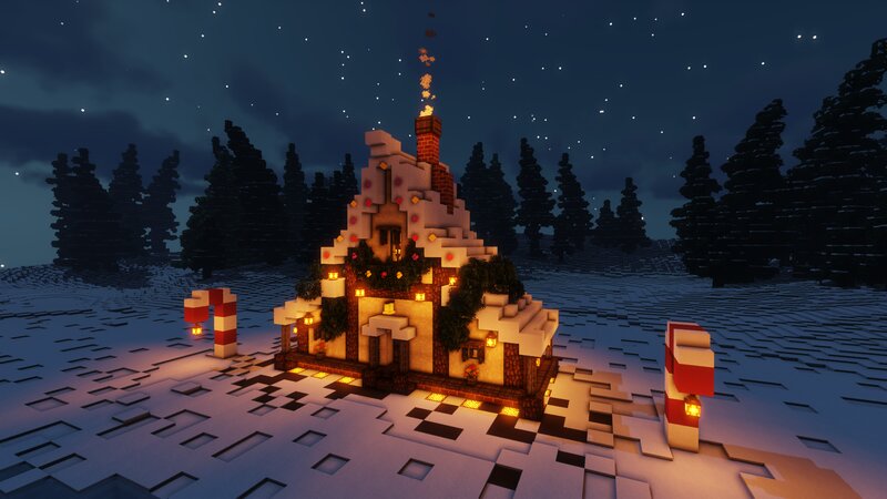 Minecraft christmas house Minecraft Map