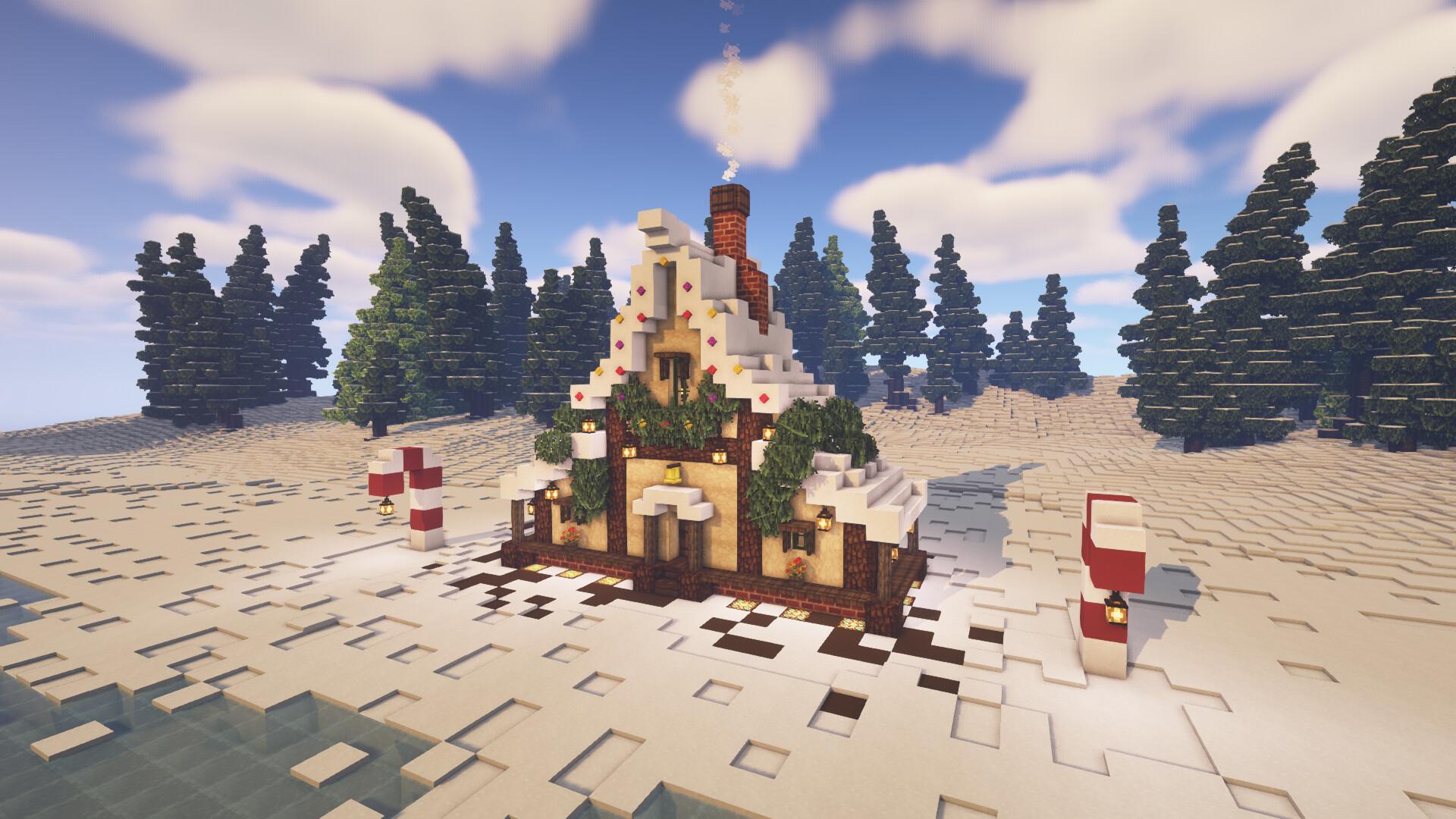 Minecraft christmas house Minecraft Map