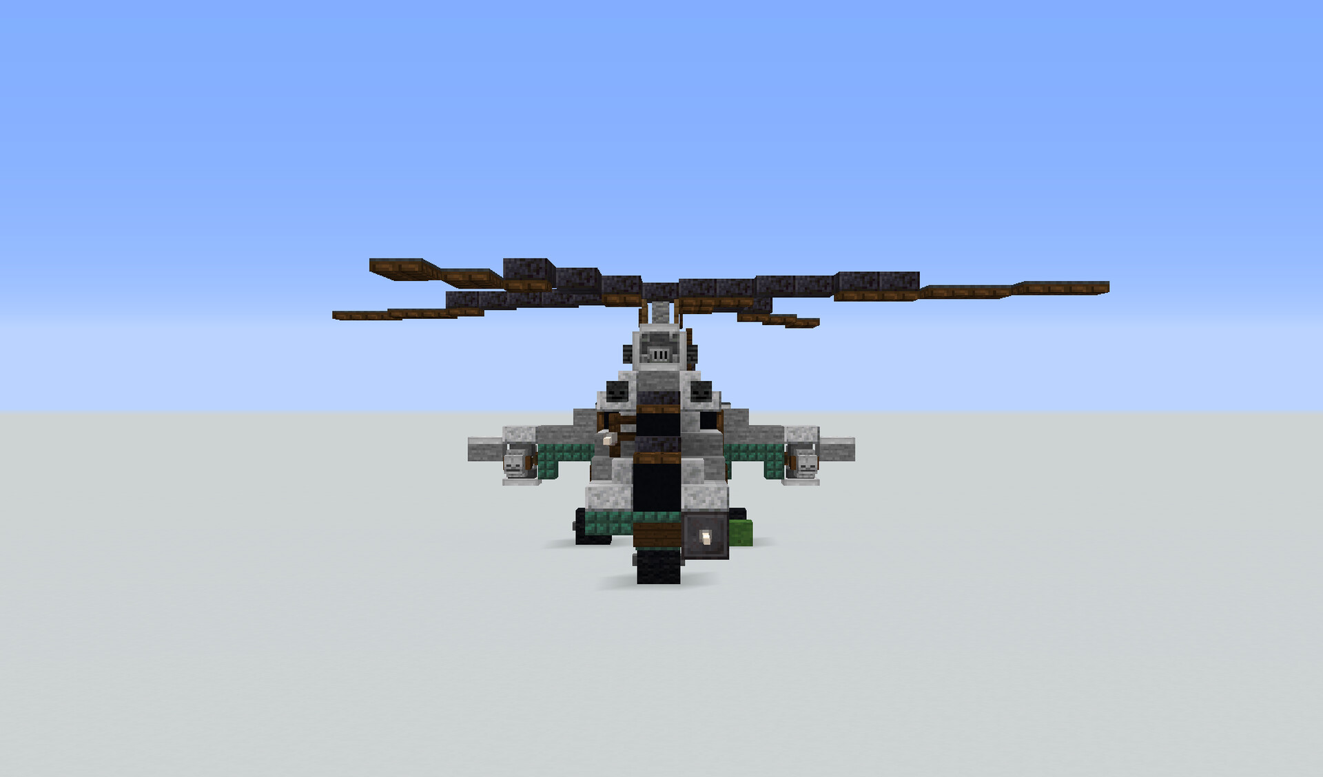 MIL MI-24 Soviet Attack Helicopter Minecraft Map