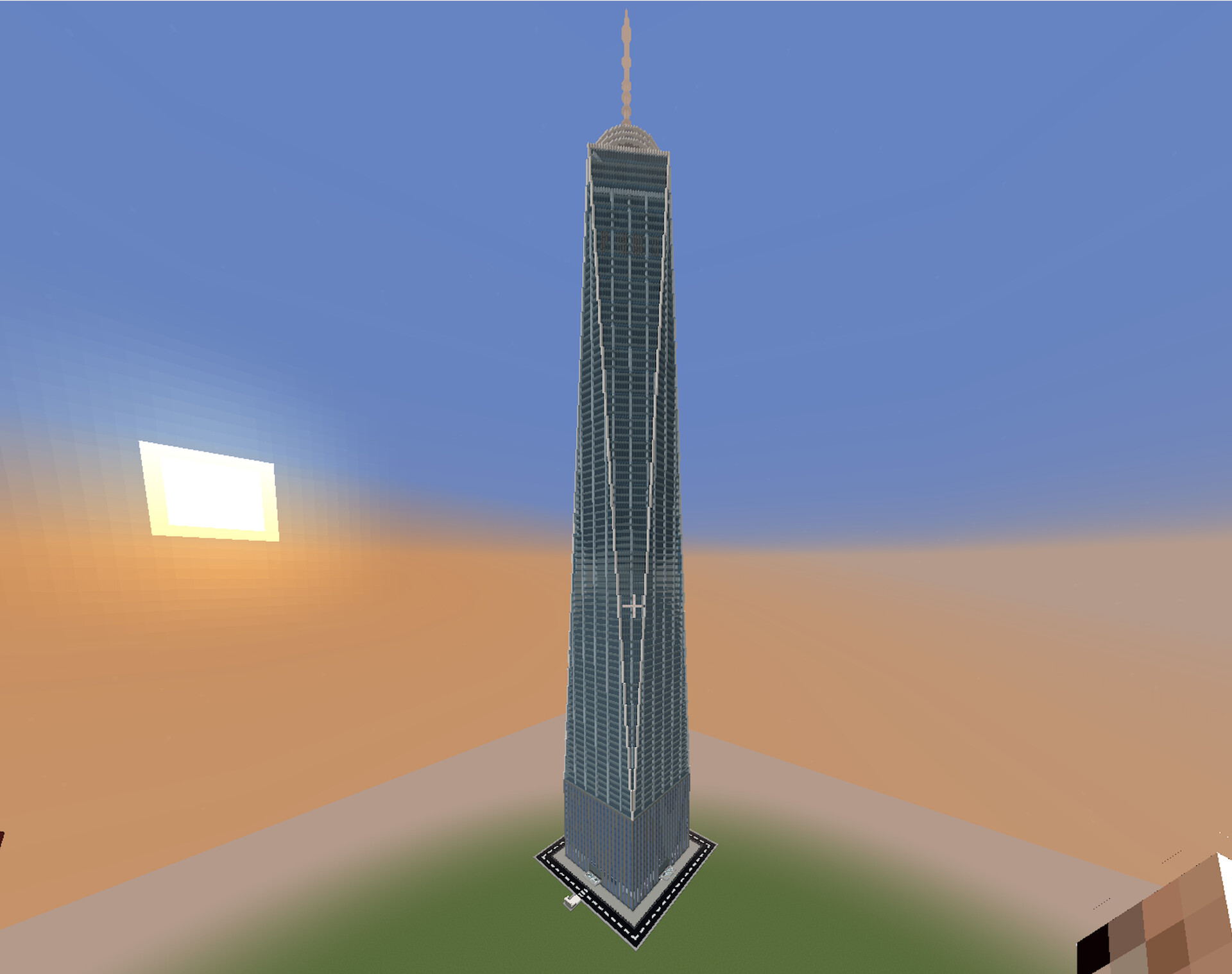 One World Trade Center 1:1 Scale - 510 Blocks High Minecraft Map