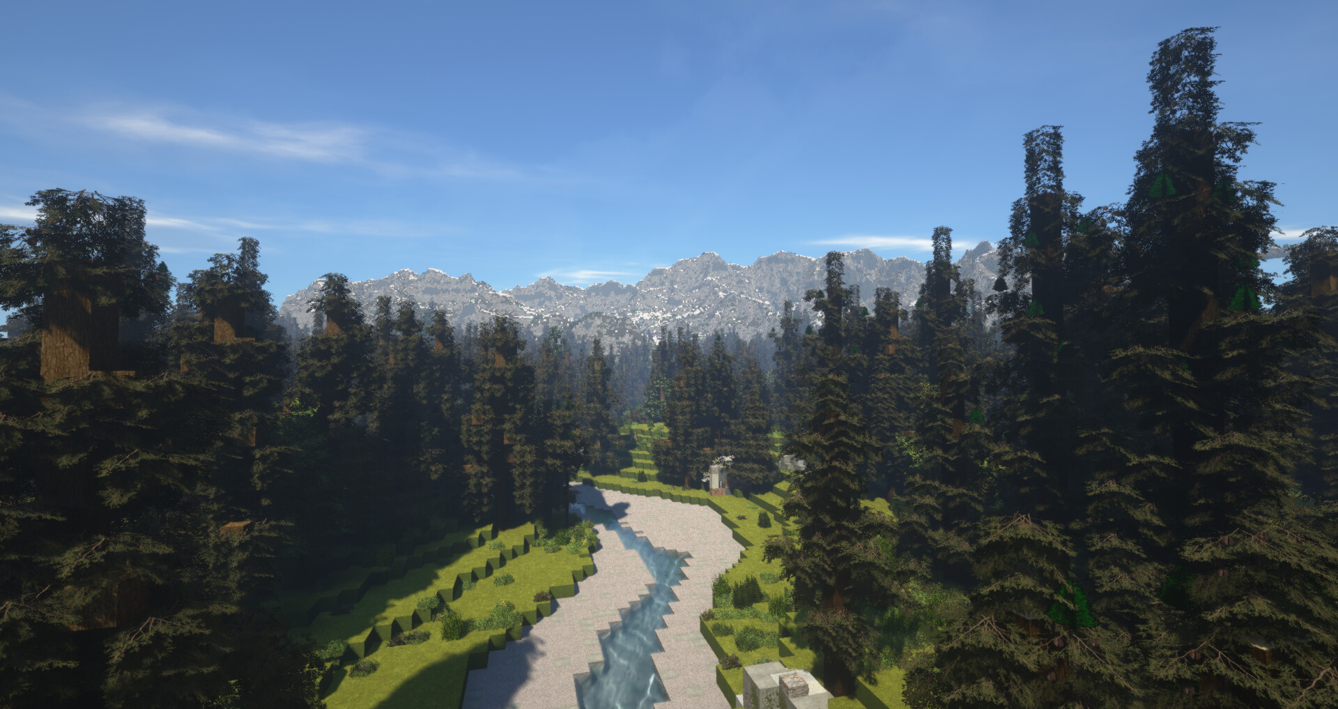 Woodland Alps (1.5K x 1.5K) Minecraft Map