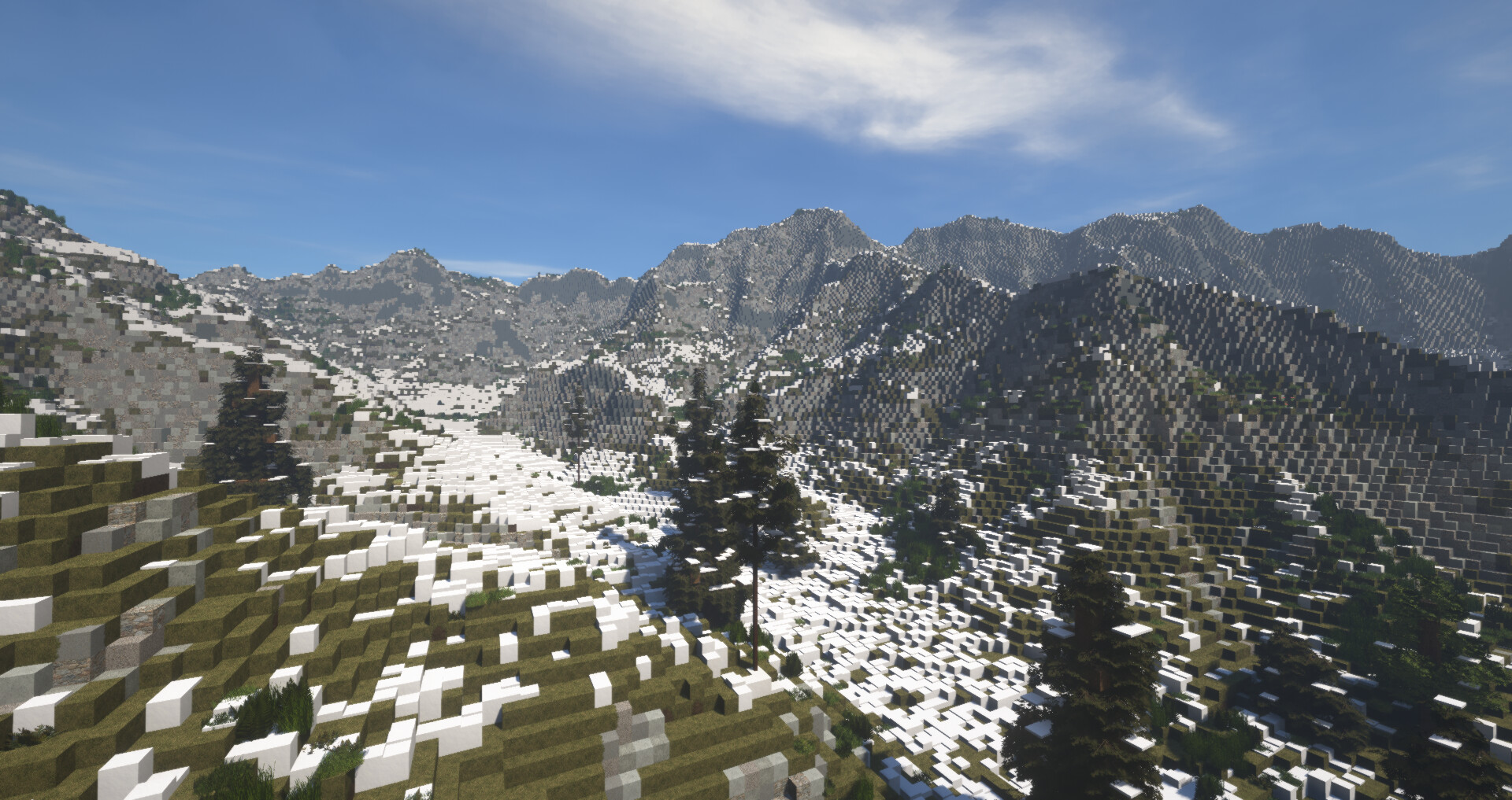 Woodland Alps (1.5K x 1.5K) Minecraft Map