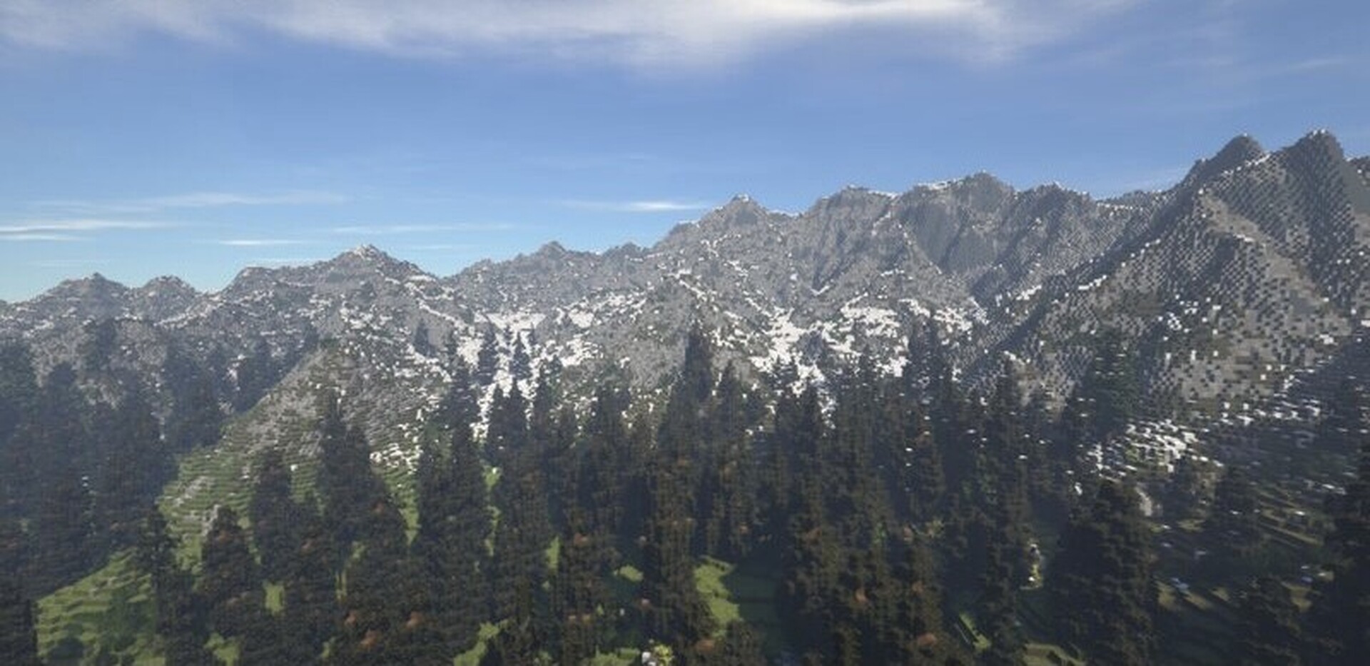 Woodland Alps (1.5K x 1.5K) Minecraft Map