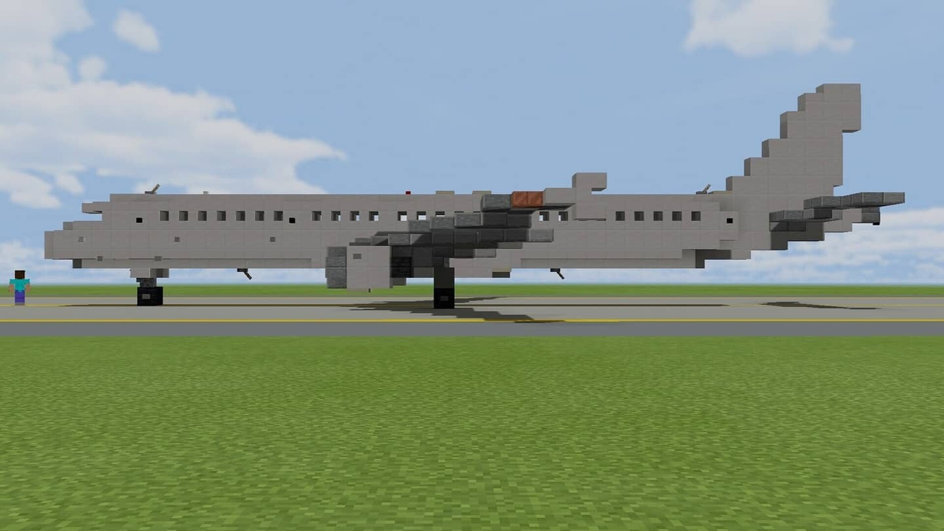 Airbus A321-200 1:1 Scale Minecraft Map