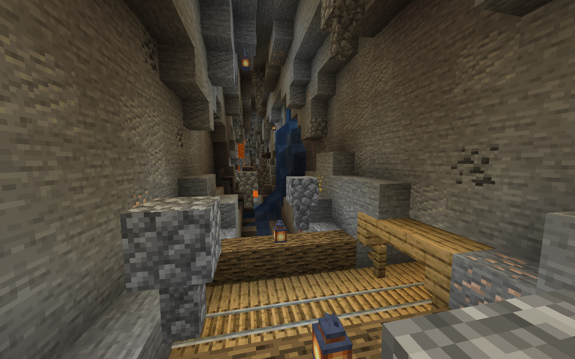 cave parkour Minecraft Map