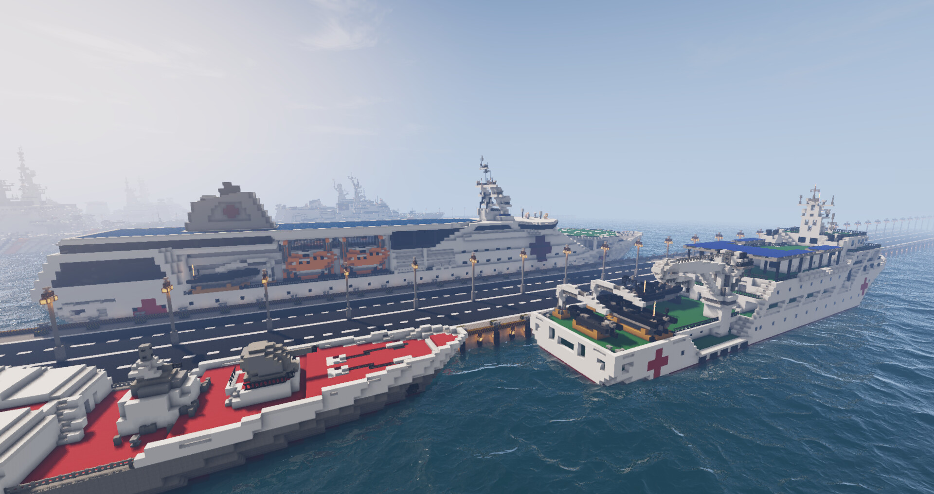 Hospital ship Minecraft Map