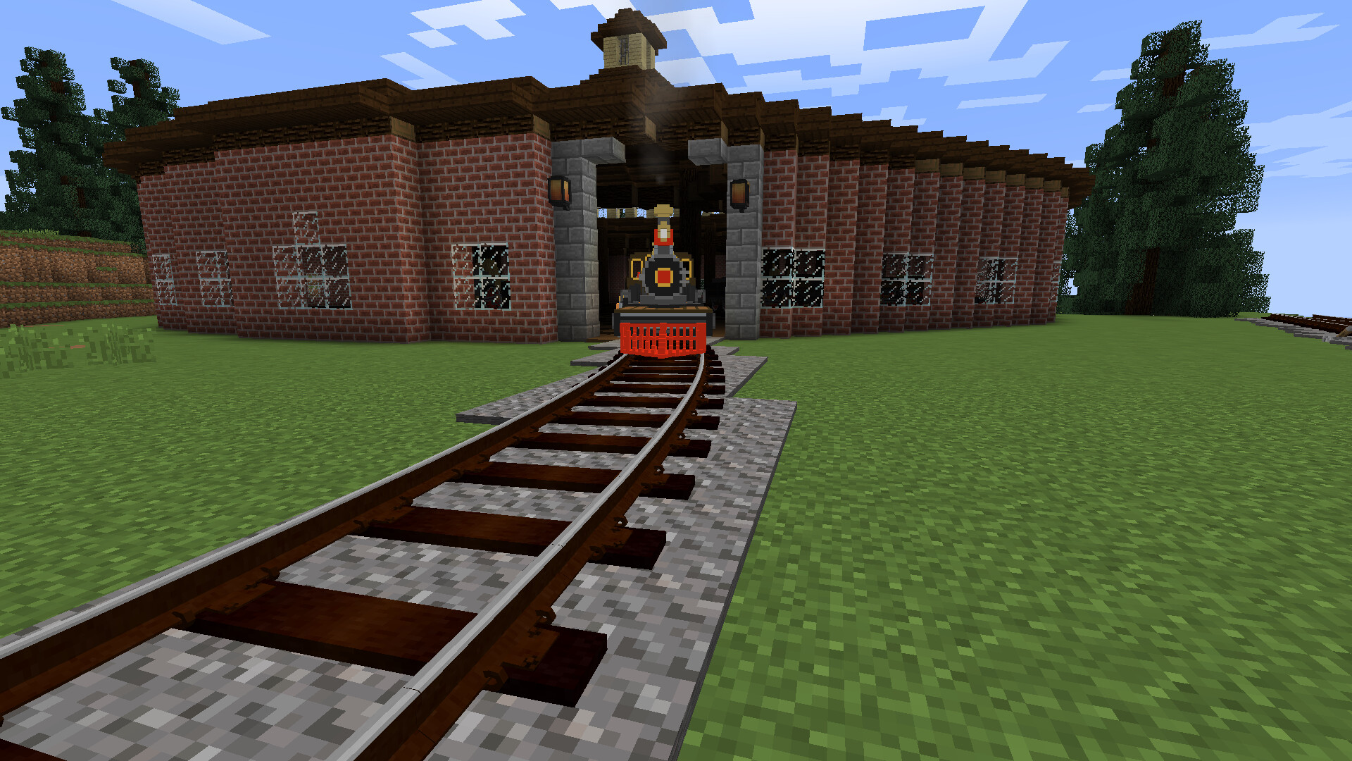 Martinsburg Roundhouse for Immersive Railroading Minecraft Map
