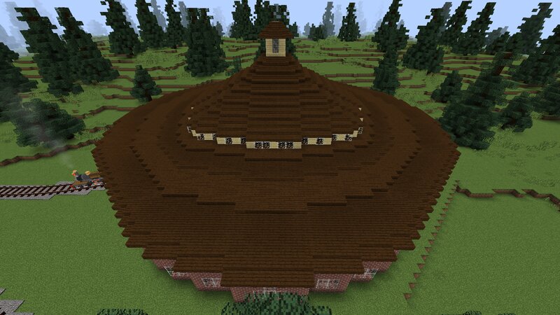 Martinsburg Roundhouse for Immersive Railroading Minecraft Map