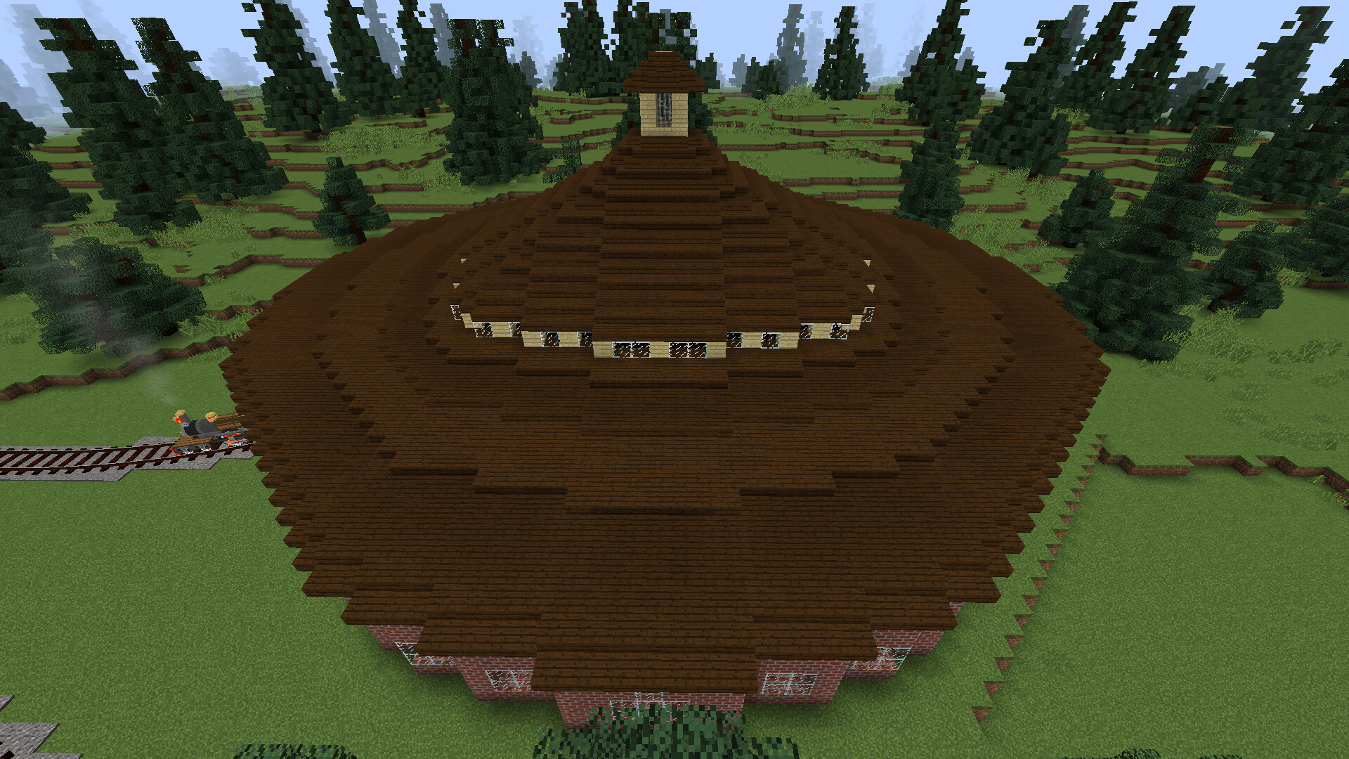 Martinsburg Roundhouse for Immersive Railroading Minecraft Map