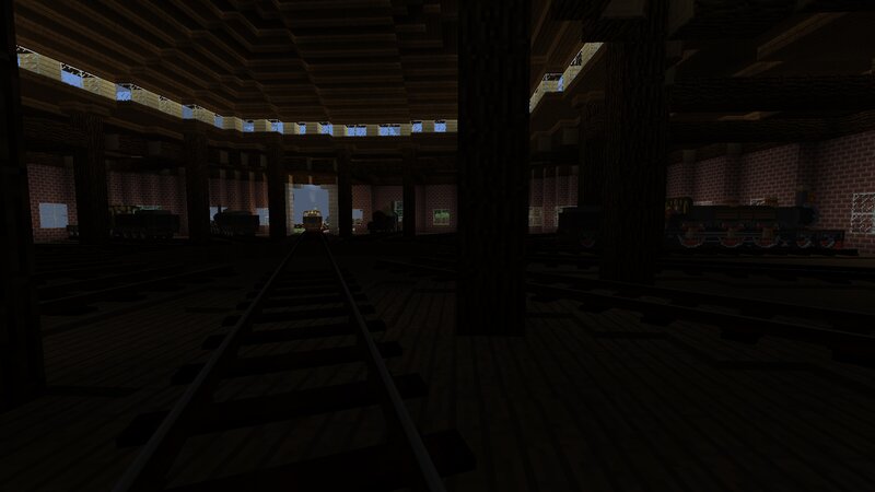 Martinsburg Roundhouse for Immersive Railroading Minecraft Map