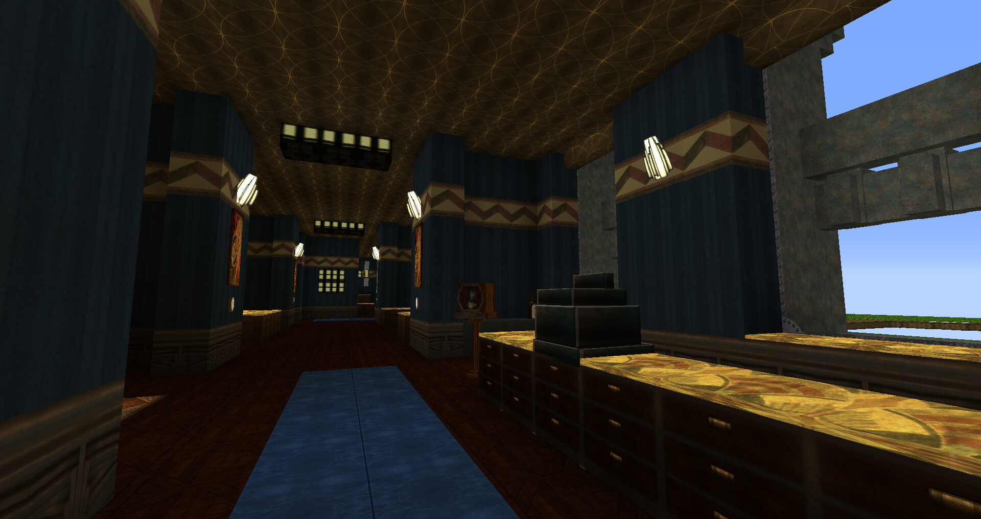 North Atlantic Project: welcome centre Minecraft Map