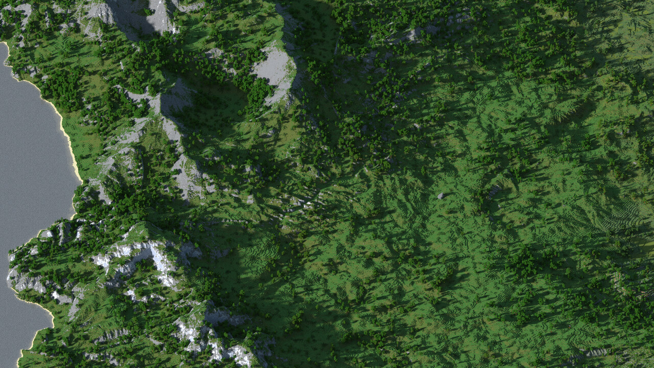 World of different biomes - [WorldPainter] Minecraft Map