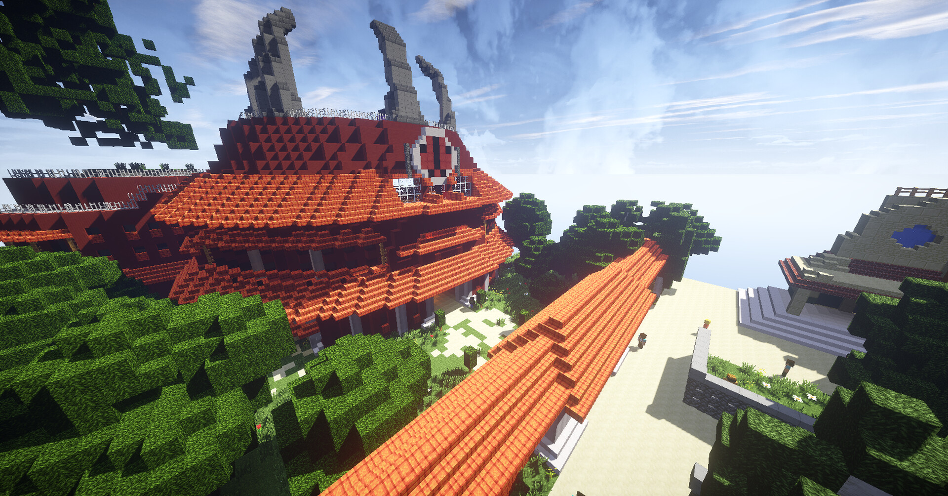 NarutoAnimeMod Map com missões e NPCs Minecraft Map