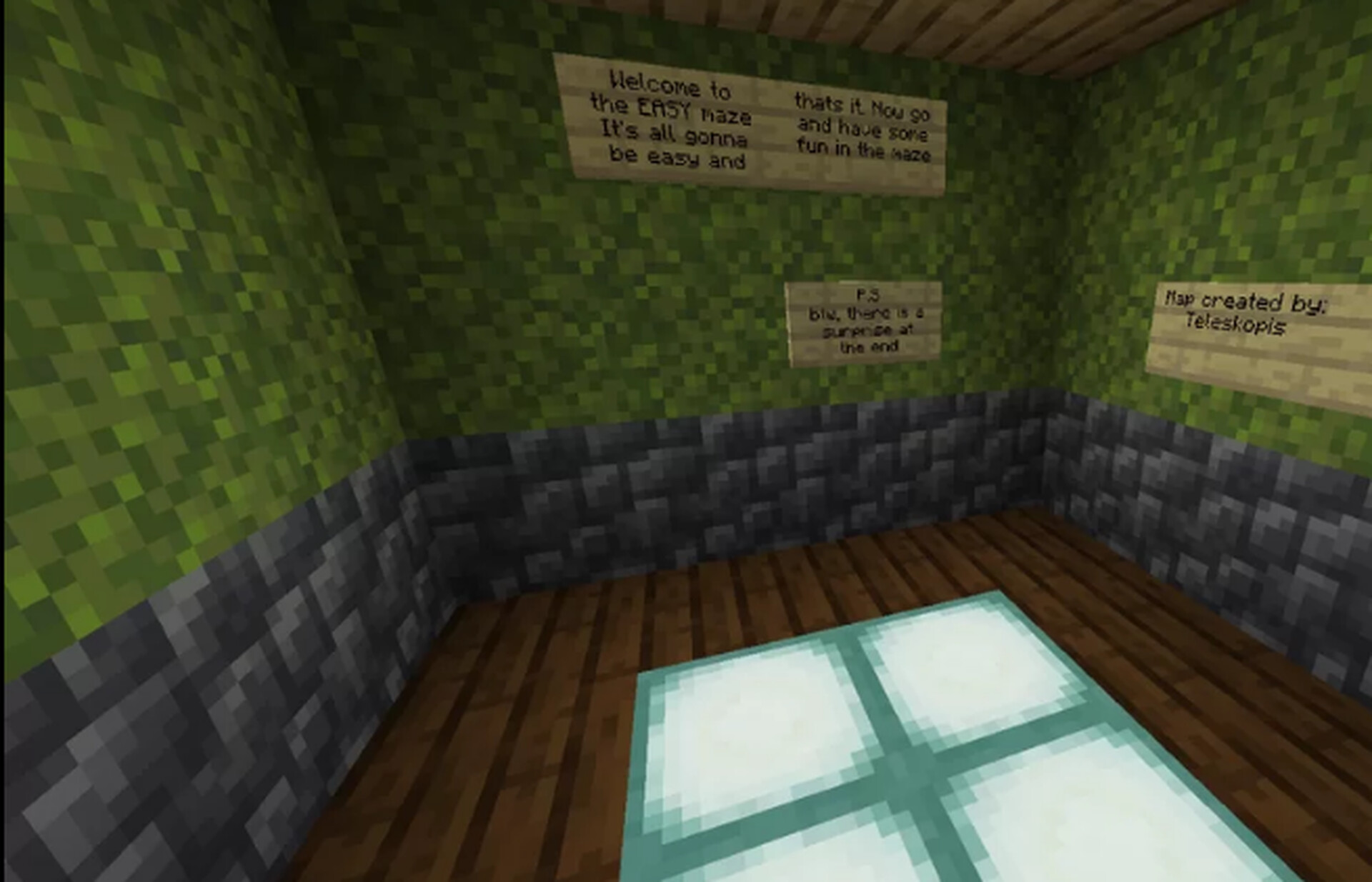 A maze [Easy] Minecraft Map